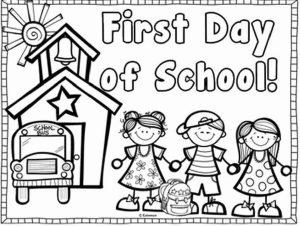 20 Free First Day of School Coloring Pages for Kids
