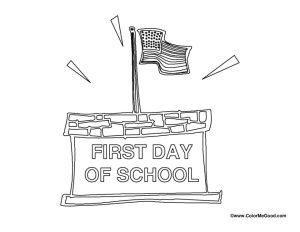 20 Free First Day of School Coloring Pages for Kids