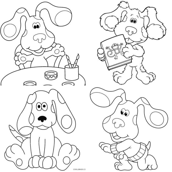 free blues clues coloring sheets