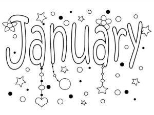 20 Free January Coloring Pages for Kids and Adults