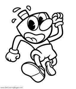 20 Free Cuphead Coloring Pages for Kids and Adults