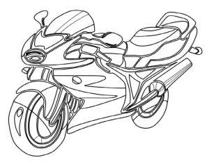 25 Free Motorcycle Coloring Pages for Kids and Adults