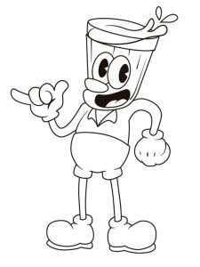 20 Free Cuphead Coloring Pages for Kids and Adults