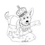 20 Cute Corgi Coloring Pages (Free Printable) - Blitsy