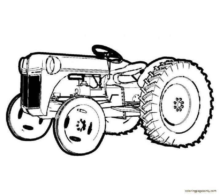 20 Free Tractor Coloring Pages for Kids and Adults - Blitsy