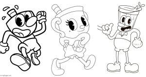 20 Free Cuphead Coloring Pages for Kids and Adults