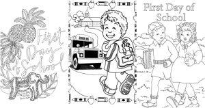 20 Free First Day of School Coloring Pages for Kids