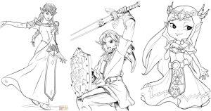 20 Free Zelda Coloring Pages for Kids and Adults