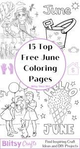 15 Free June Coloring Pages for Kids and Adults - Blitsy