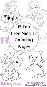 15 Free Nick Jr Coloring Pages for Kids and Adults