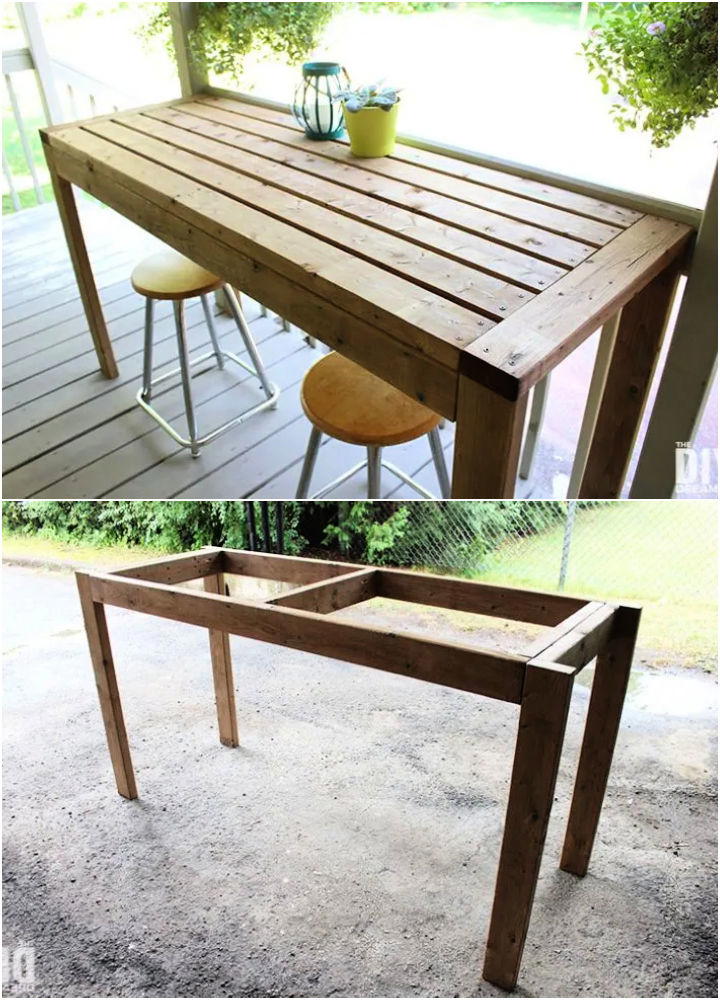 DIY Bar Table - Step by Step Guide - Blitsy