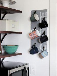 25 DIY Coffee Mug Rack and Holder Ideas - Blitsy