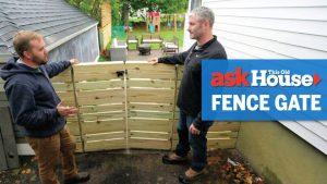 How to Build a Fence Gate - Step by Step Instructions - Blitsy