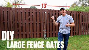 How to Build a Fence Gate - Step by Step Instructions - Blitsy