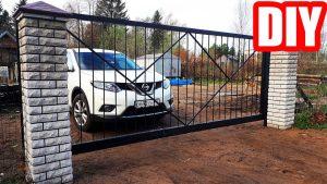 Budget-Friendly DIY Sliding Gate - Blitsy