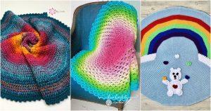 25 Free Crochet Round Blanket Patterns (Circle Pattern)