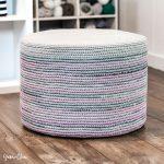 25 Free Crochet Pouf Patterns (Crochet Ottoman Pattern) - Blitsy
