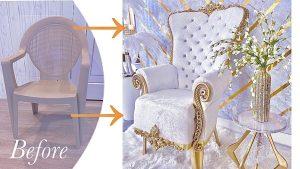 Budget-Friendly DIY Throne Chair - Blitsy