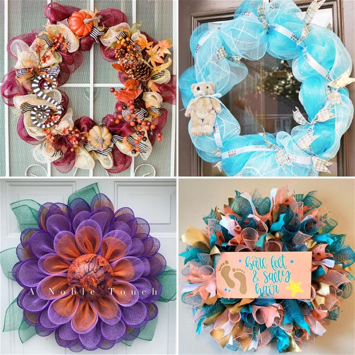 How to Make a Wreath with Mesh - Blitsy