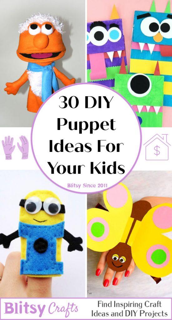 30 Creative DIY Puppet Ideas To Make a Puppet For Your Kids