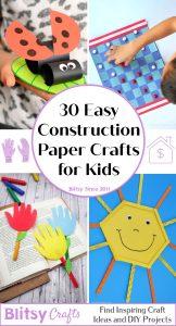 30 Amazing Construction Paper Crafts for Kids - Blitsy