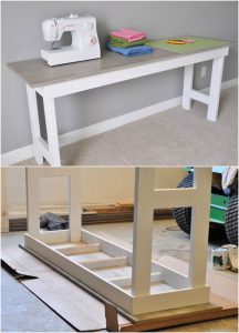 20 Free DIY Sewing Table Plans with Instructions - Blitsy