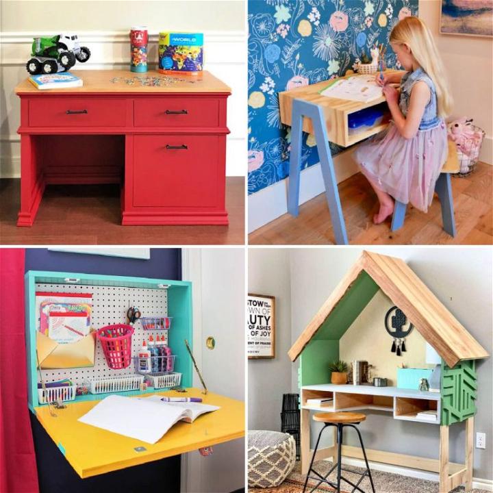 25 DIY Computer Desk Ideas and Plans to Build Your Own Desk - Blitsy