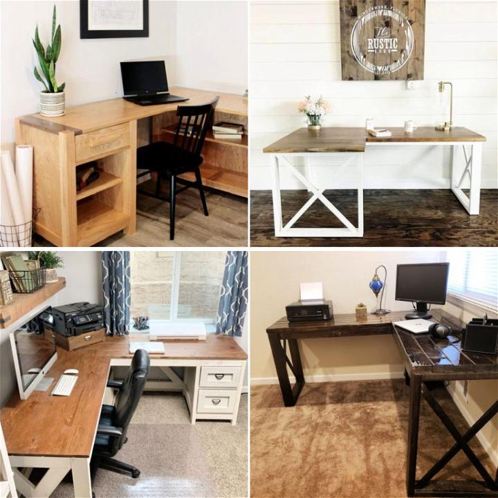 40 Homemade DIY Desk Ideas and Free Plans To Make Your Own