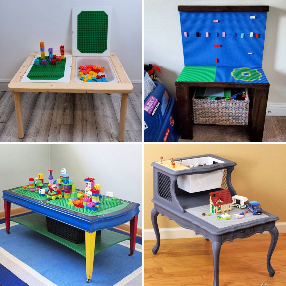 25 Homemade DIY Lego Table Plans With Storage Blitsy